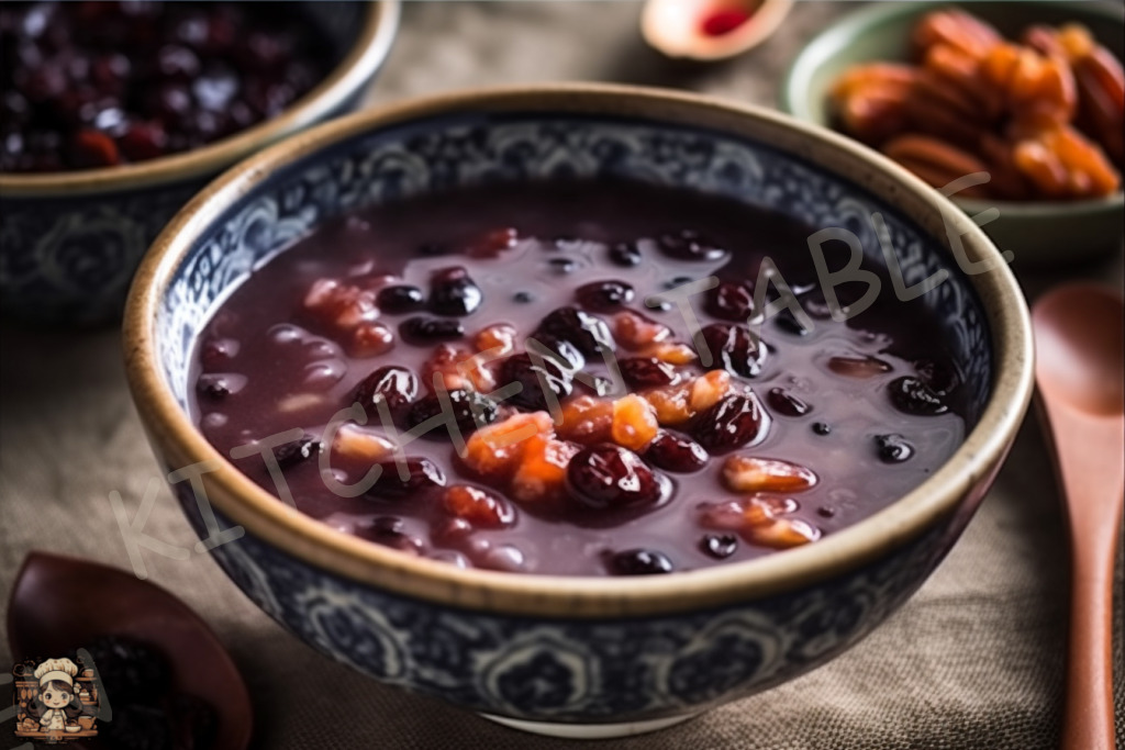 Laba Congee ( Eight Treasure Congee) – On Kitchen Table
